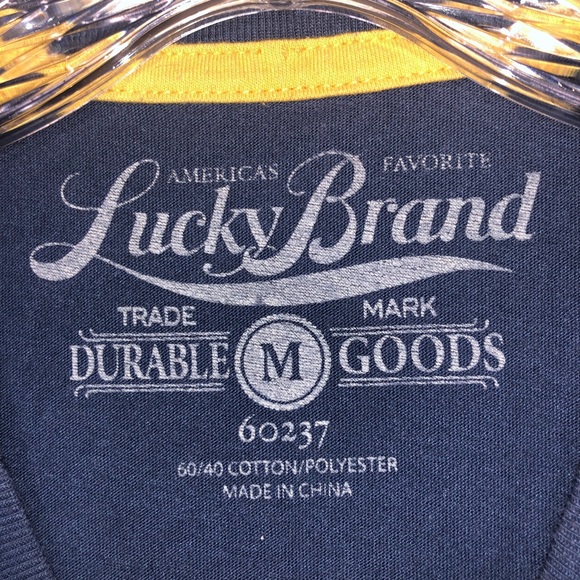 Lucky Brand | Shirts & Tops | Lucky Brand Logo Tee Shirt Medium | Poshmark